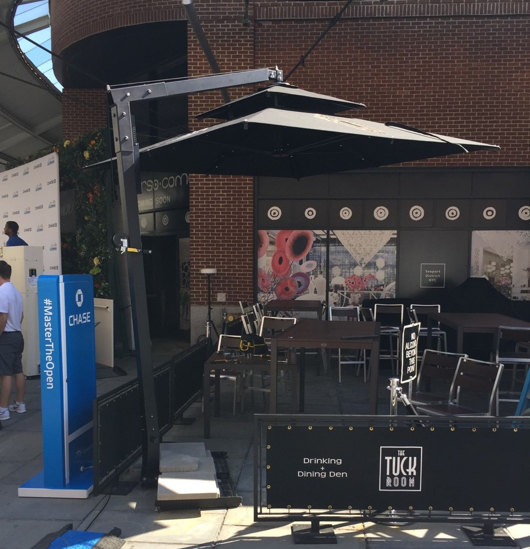 Talento bočni baštenski suncobran | Italijanski baštenski suncobrani